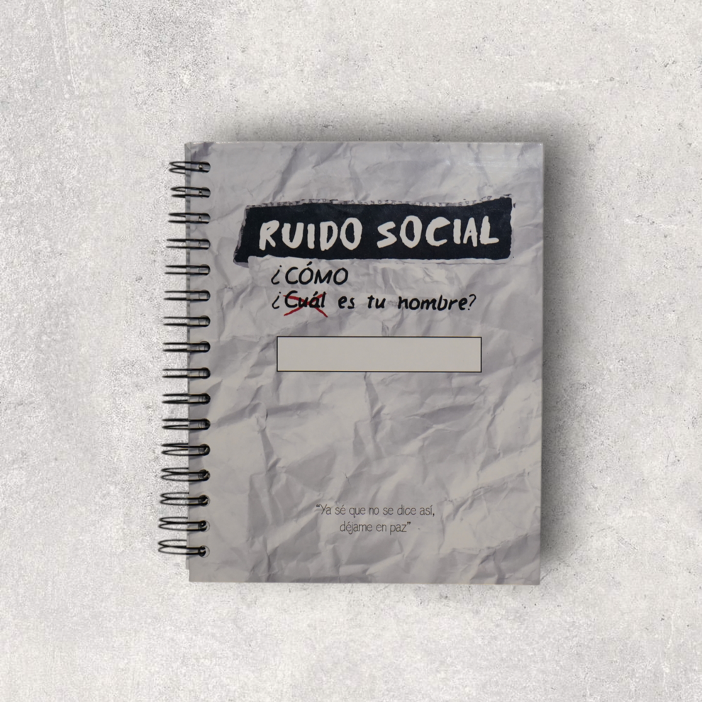 Libreta Ruido Social Eva María Beristain | Agenda Escolar – Tienda ...
